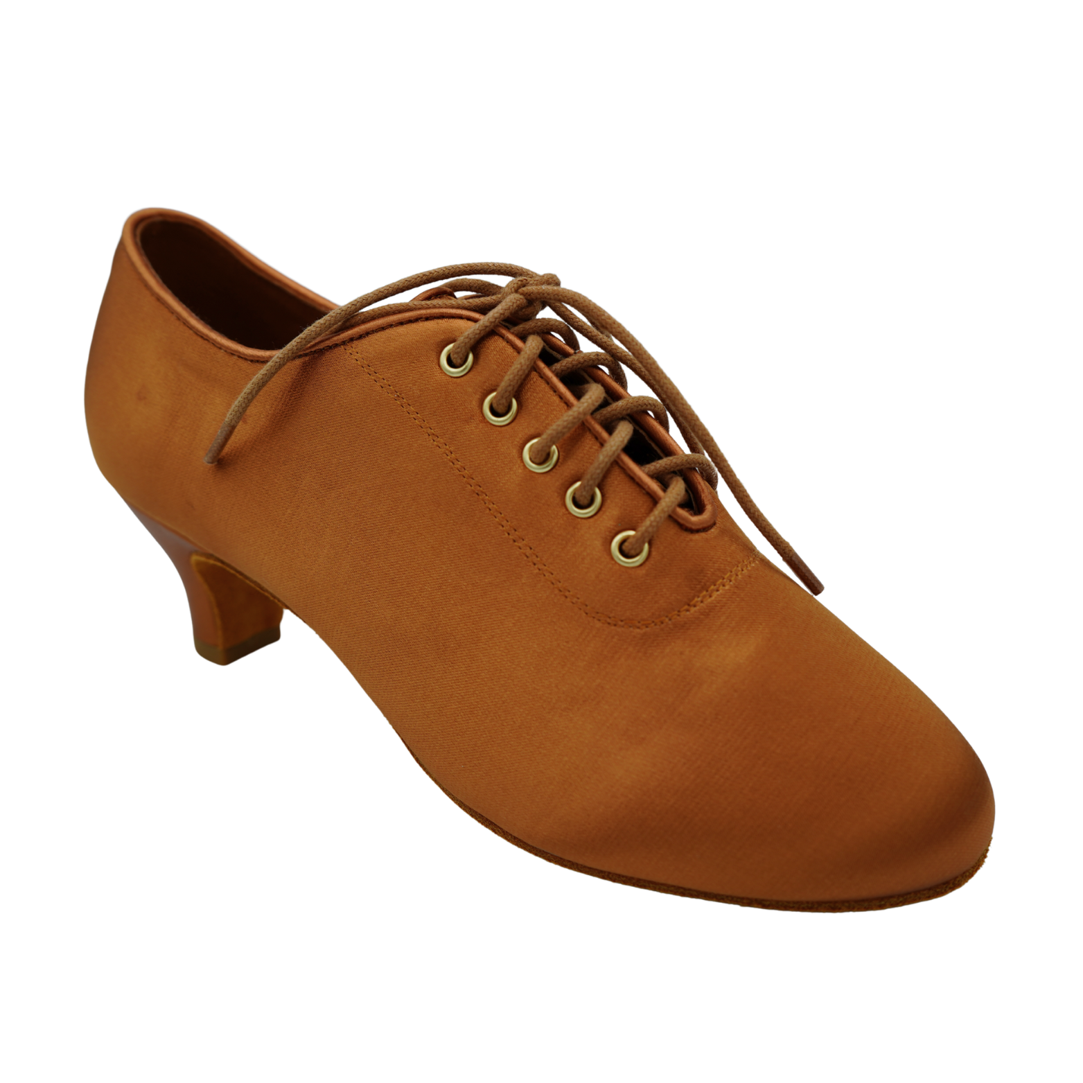 Isabella-8 Wide Dark Tan Latin Heel - Upstage Footwear